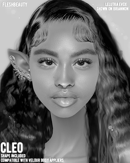 Second Life Marketplace - fleshbeauty - cleo skin DEMO lelutka EVO BOM