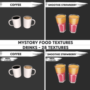 Second Life Marketplace - DUST: MyStory Food Textures: Drinks