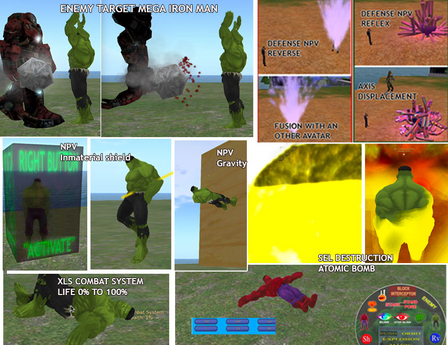Second Life Marketplace - Hulk Avatar + Weapon Rock