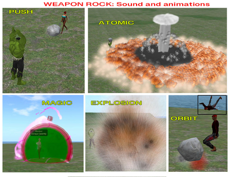 Second Life Marketplace - Hulk Avatar + Weapon Rock