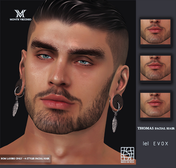 Second Life Marketplace - Monte Vecchio - Thomas Facial Hair
