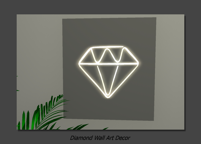 Second Life Marketplace - Diamond Wall Art Decor