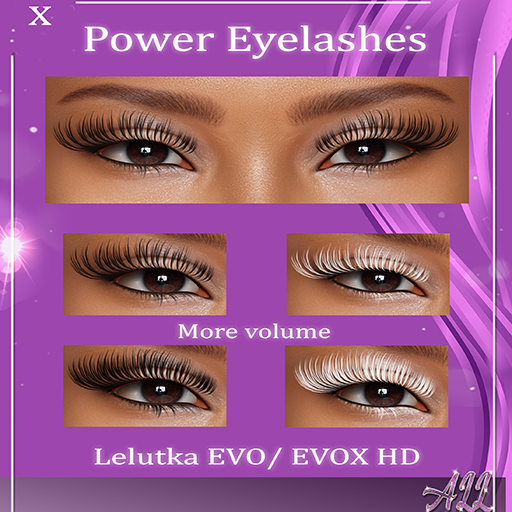 Second Life Marketplace - [All] Power Eyelashes - Evo / Evox