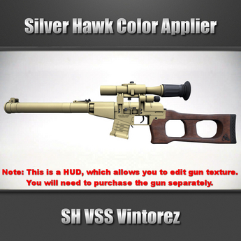 Second Life Marketplace - SH RP Prop Gun - VSS Vintorez