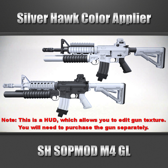 Second Life Marketplace - SH RP Prop Gun - SOPMOD M4 GL