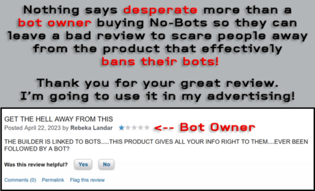 Second Life Marketplace - Land Security - No Bots - Ban Bots
