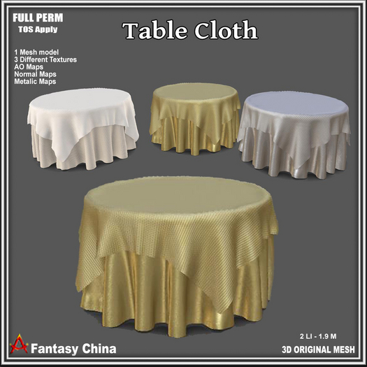Second Life Marketplace - Full Perm Table Cloth