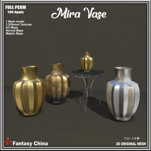 Second Life Marketplace - Full Perm Vase
