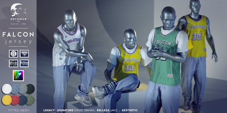 Second Life Marketplace - not so bad . mesh . FALCON jersey . demo