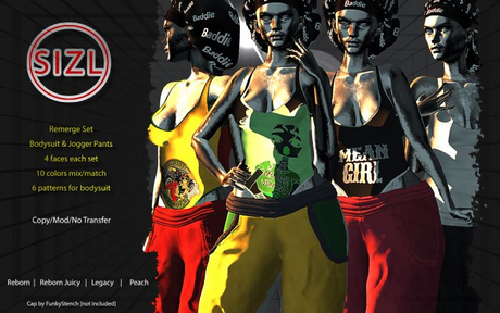 Second Life Marketplace - SIZL REMERGE BODYSUIT SINGLE PACK BRINK PINK ...