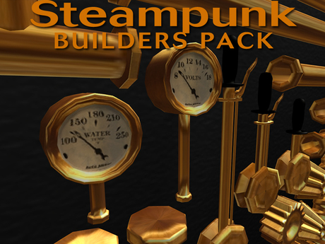 Second Life Marketplace - Steampunk 1 Builders Pack