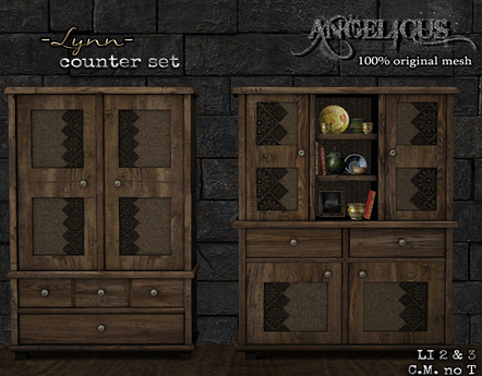 Second Life Marketplace - :ANGELICUS: Lynn counter set
