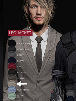 Second Life Marketplace - .etiquette. Leo Suit SET /Grey // Legacy