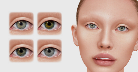 Second Life Marketplace - ZORA - PANTIN EYES - BOM (Lelutka Applier ...
