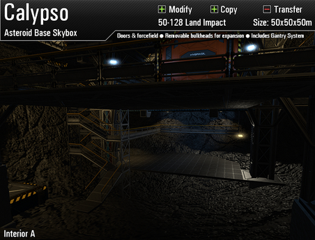 Second Life Marketplace - 'Calypso' Asteroid Base