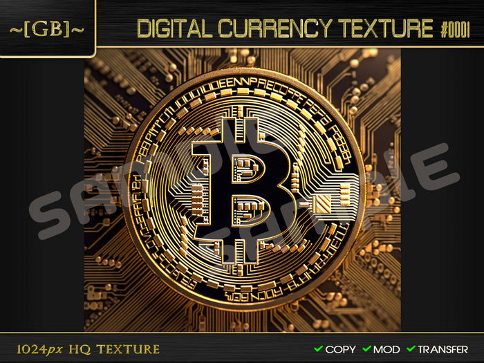 Second Life Marketplace - ~ [GB] Textures HQ ~ 00225 - Digital Currency ...