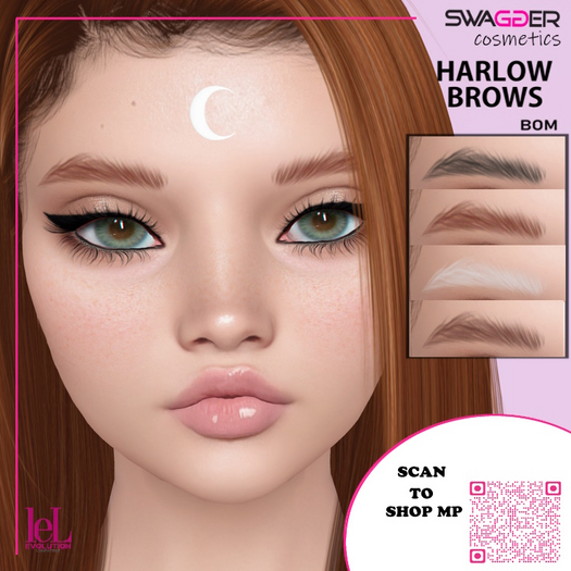 Second Life Marketplace - .:Swagger:. Harlow Brows BOM ONLY