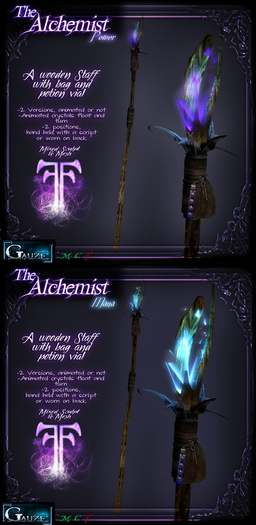 Second Life Marketplace - [Gauze] Alchemist Staff - DEMO