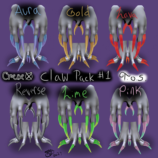 Second Life Marketplace - Crux X Claw Pack #1