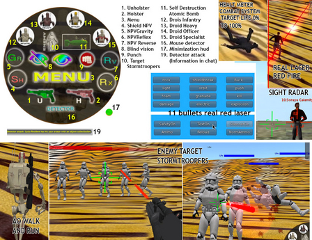 Second Life Marketplace - Battle Droid Avatar + AUG-A3 Laser Rifle