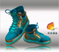 Second Life Marketplace - Sneakers with Lacing & Chain tuerkis Color ...