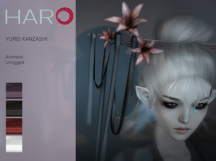 Second Life Marketplace - Yurei Kanzashi - animesh / unrigged