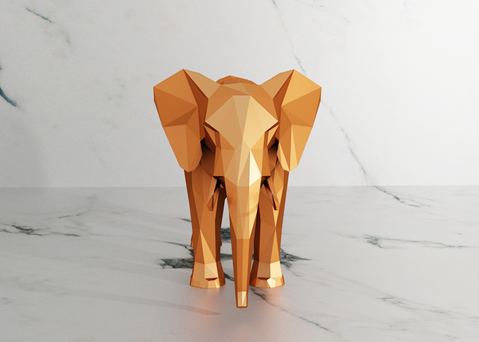 Second Life Marketplace - Elite Paris-Elephant (Orange) Rezz