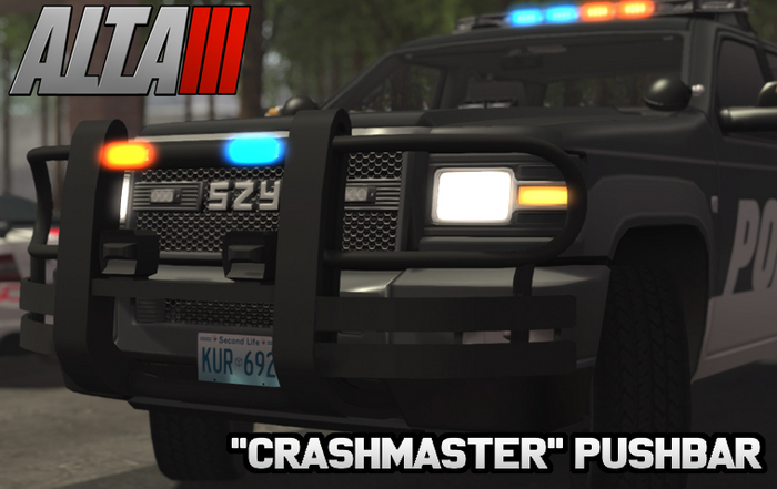 Second Life Marketplace - [ALTA] - SZYM Paladin "CrashMaster" Pushbar