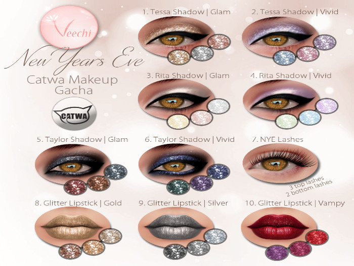 Second Life Marketplace - Veechi - Tessa Shadow Catwa / Vivid #2 1