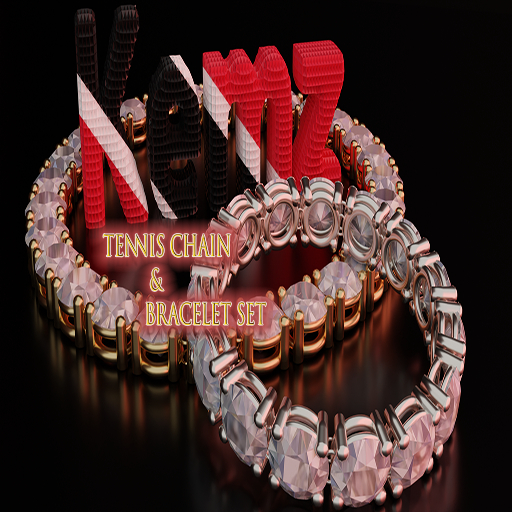 Second Life Marketplace - [ KEMZ ] Tennis Chain & Bracelet Set