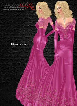 Second Life Marketplace - *DNR* Reona Gown in Pink