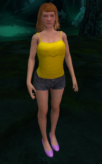 Second Life Marketplace - FP Redhead Girl cami and heels mesh female avatar