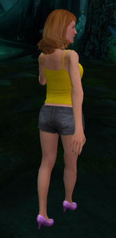 Second Life Marketplace - FP Redhead Girl cami and heels mesh female avatar