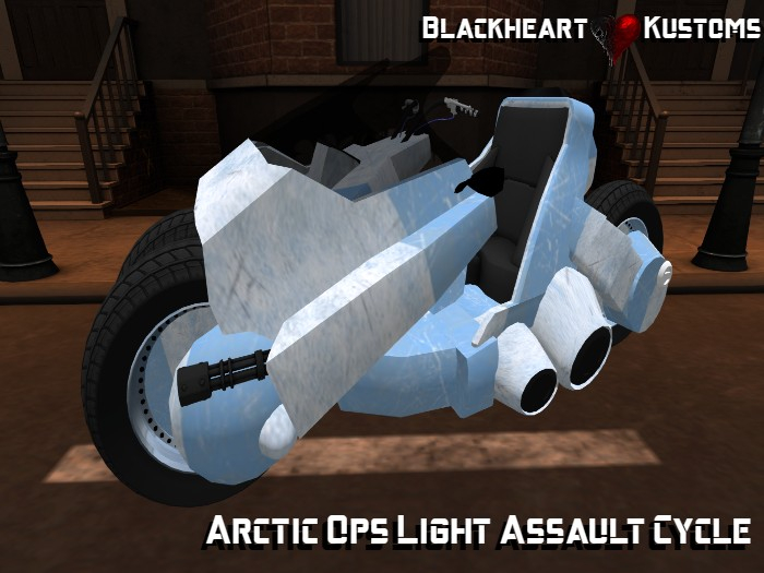 Second Life Marketplace - Arctic Ops Light Assault Cycle