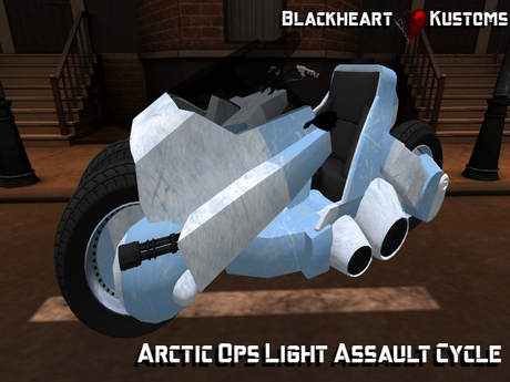 Second Life Marketplace - Arctic Ops Light Assault Cycle