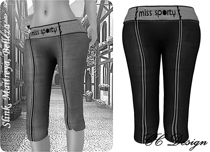Second Life Marketplace Cc Romana Capri Pants Demo