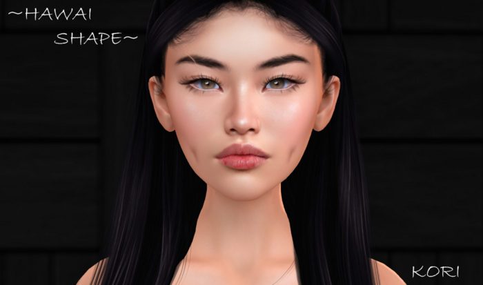 Second Life Marketplace - HAWAI SHAPE KORI - Lelutka Ceylon Head 3.1