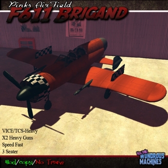 Second Life Marketplace - F611 Brigand Fighter