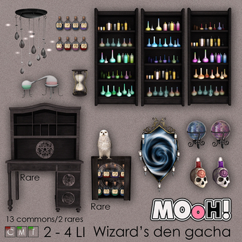 Second Life Marketplace - 9. MOoH! Wizard cabinet 4LI RARE