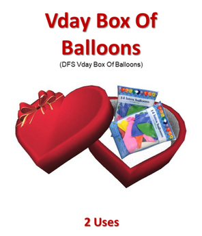 Second Life Marketplace - DFS Vday Box Of Balloons