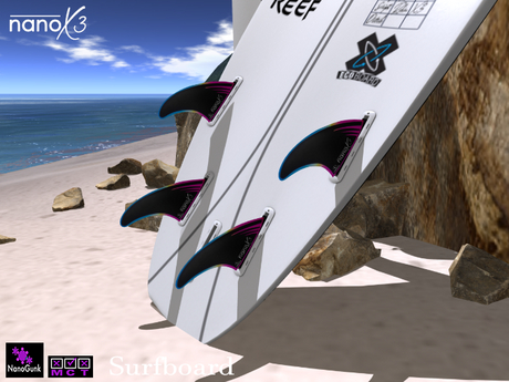 Second Life Marketplace - NANO Surfboard T2/WFM-D10