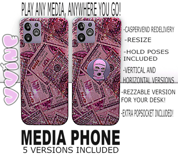 Second Life Marketplace - VVINE - Media Phone (baddie)