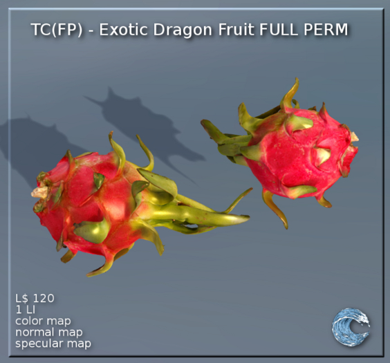 Second Life Marketplace - TC(FP) - Exotic Dragon Fruit FULL PERM