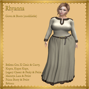 Second Life Marketplace - .: HD :. Rhyanna ~ Cream Gor, Gorean, Torvie ...