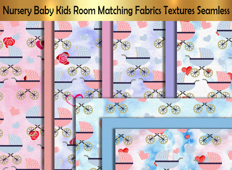 Second Life Marketplace - Nursery Baby Kids Room Matching Fabrics ...