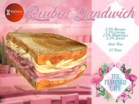 Second Life Marketplace - MyStory Reuben Sandwich