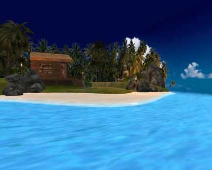 Second Life Marketplace - Beach island skybox