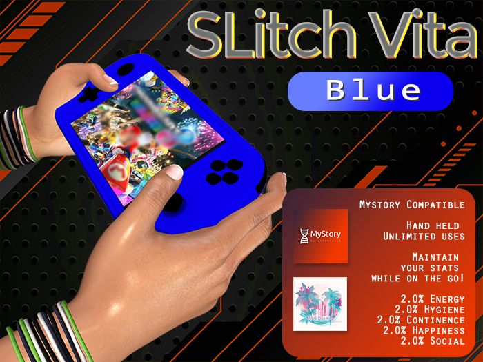 Second Life Marketplace - SLitch Vita Blue