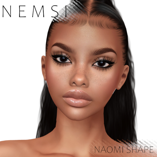 Second Life Marketplace - NEMSI - NAOMI Shape for GIFT Genus Head ...