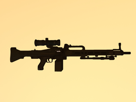 Second Life Marketplace - CBR - Heavy Assault Machine Gun